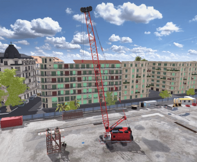 Crawler Lattice Crane Driving Simulator for Vocational & Industry Training